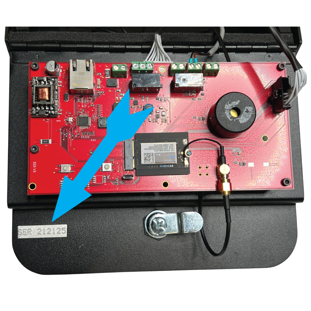 How To Locate The Serial Number On A Keypad - SpiderDoor